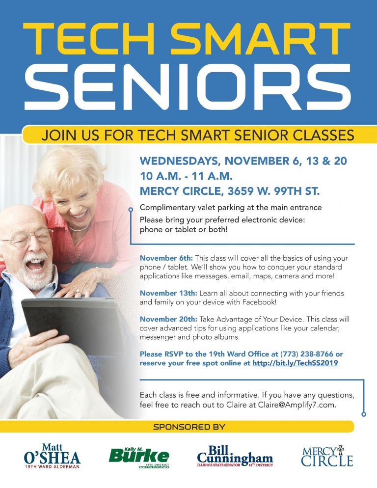 TechSmartSeniors_flyer : 19th Ward Mobile Site