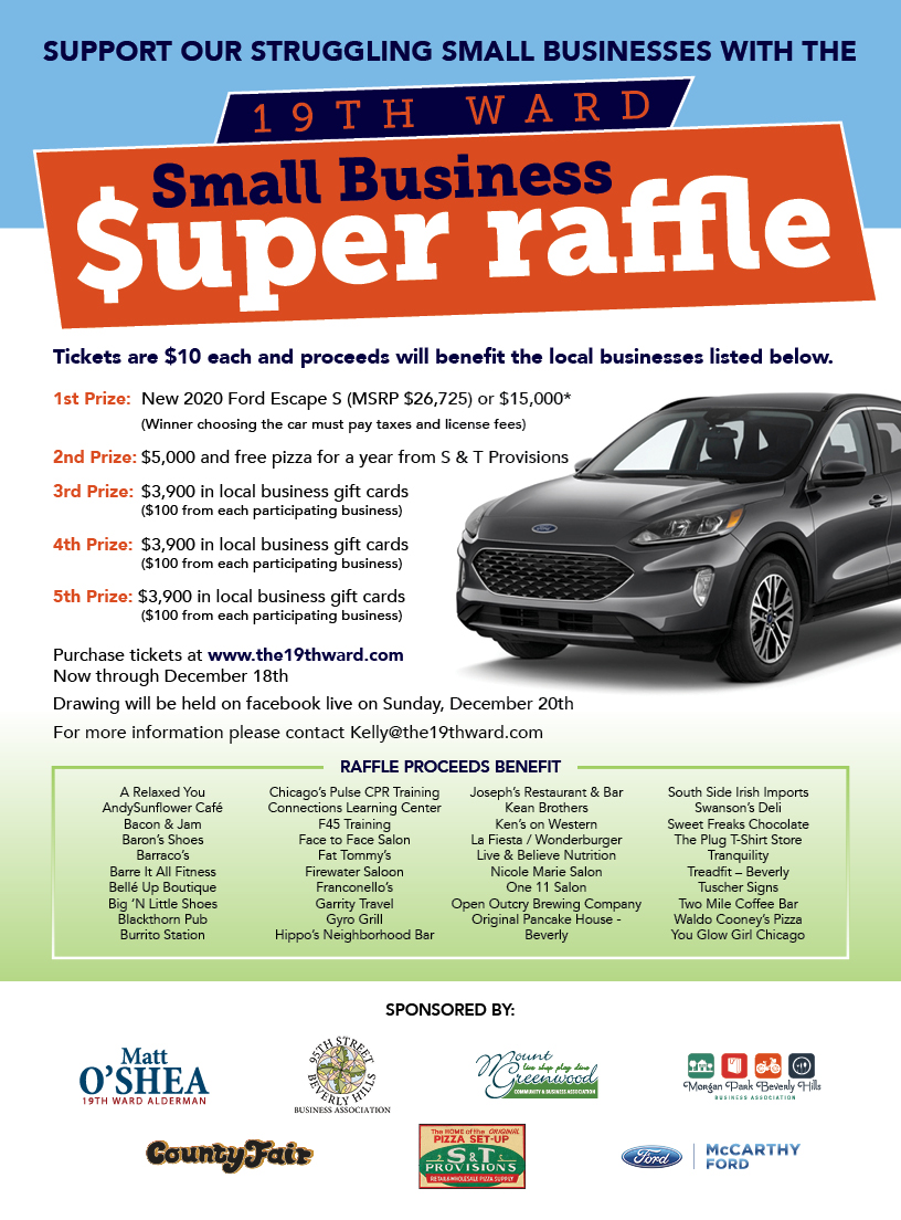 Small Business Super Raffle : 19th Ward Mobile Site