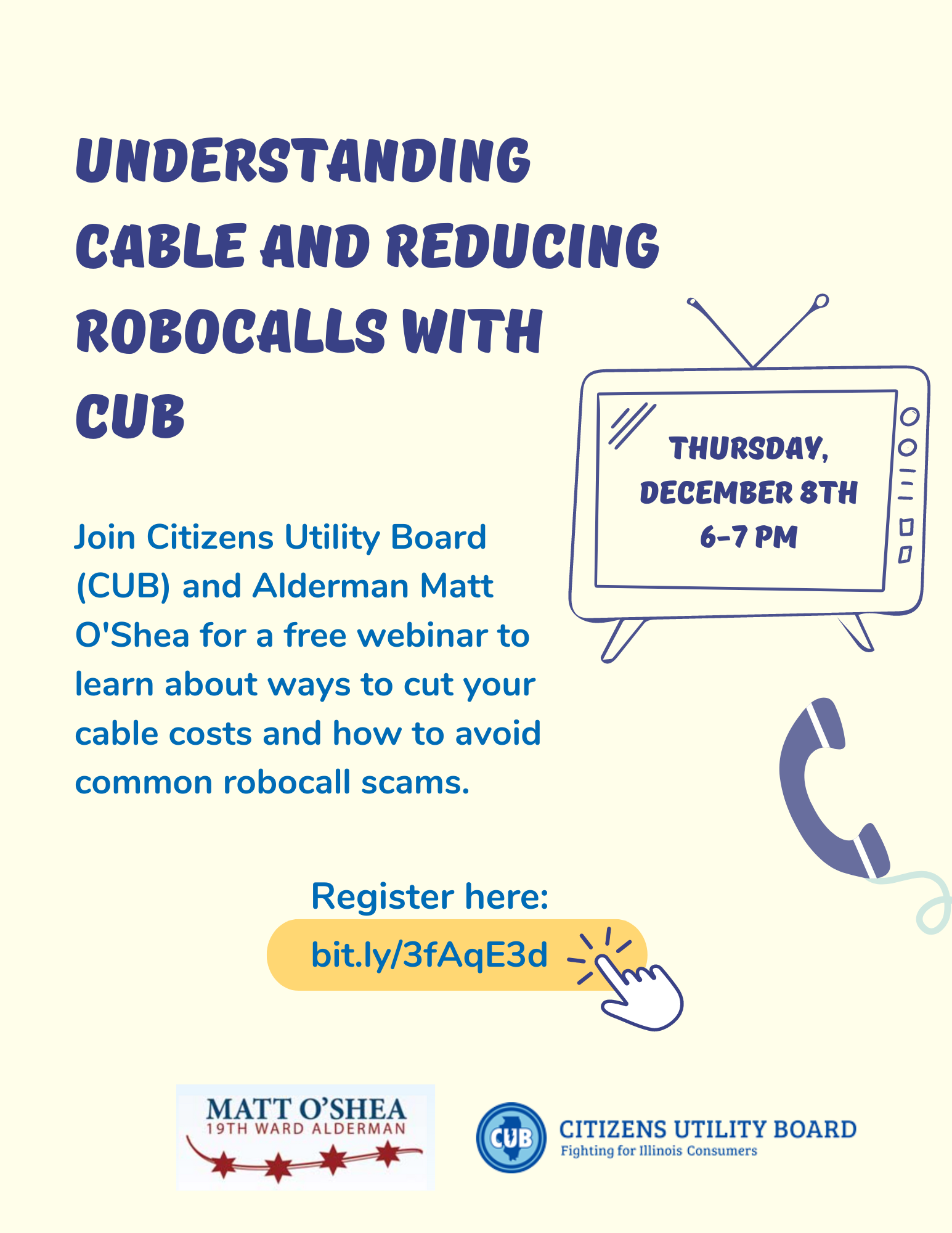 CUB Events : 19th Ward Mobile Site