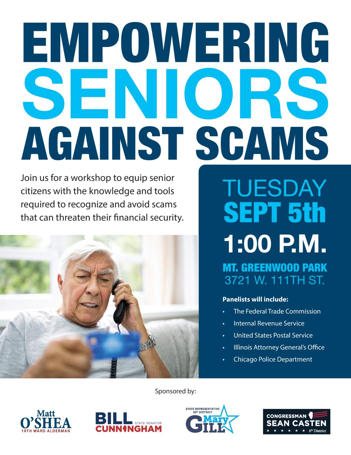 Helping Seniors Avoid Scams Workshop : 19th Ward Mobile Site