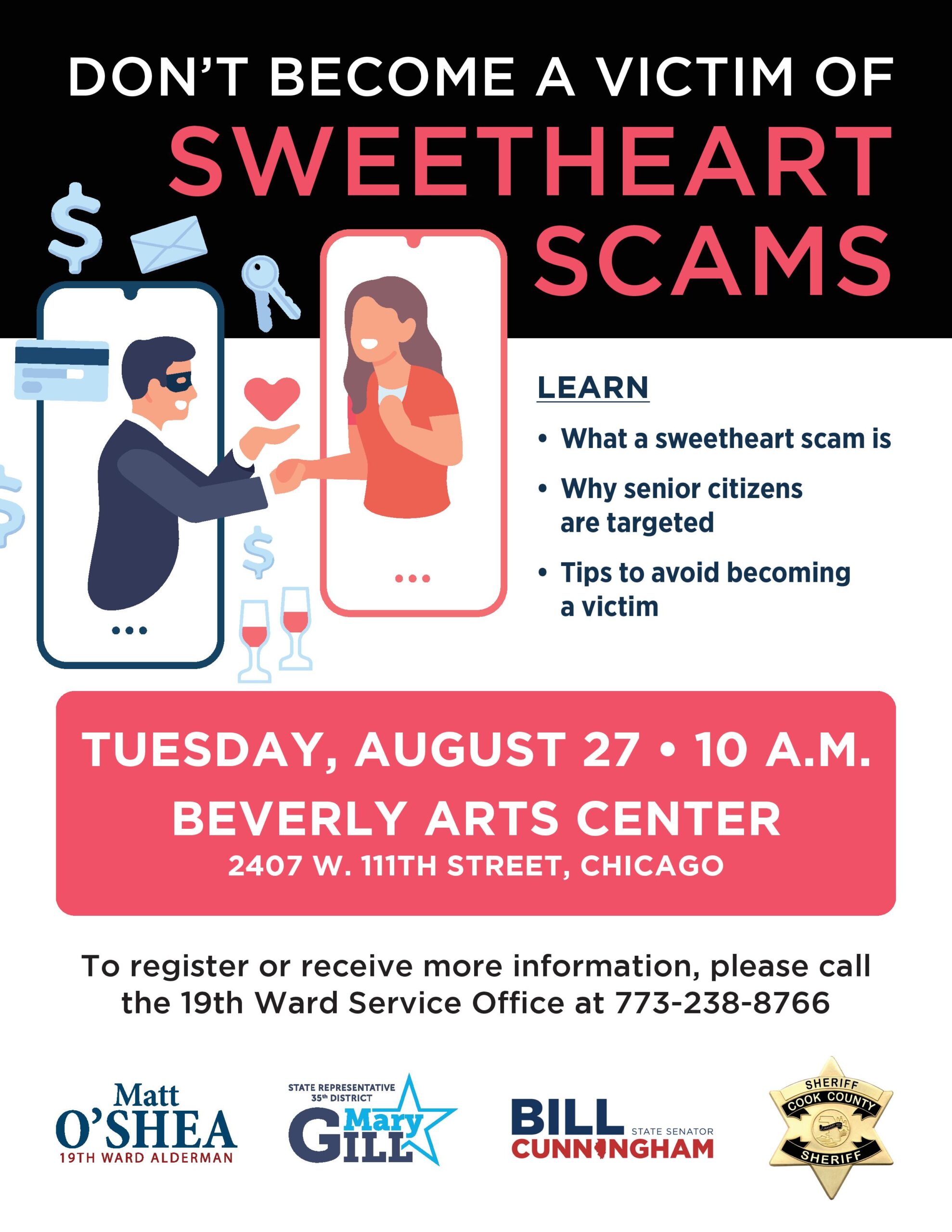 Helping Seniors Avoid Scams Workshop : 19th Ward Mobile Site